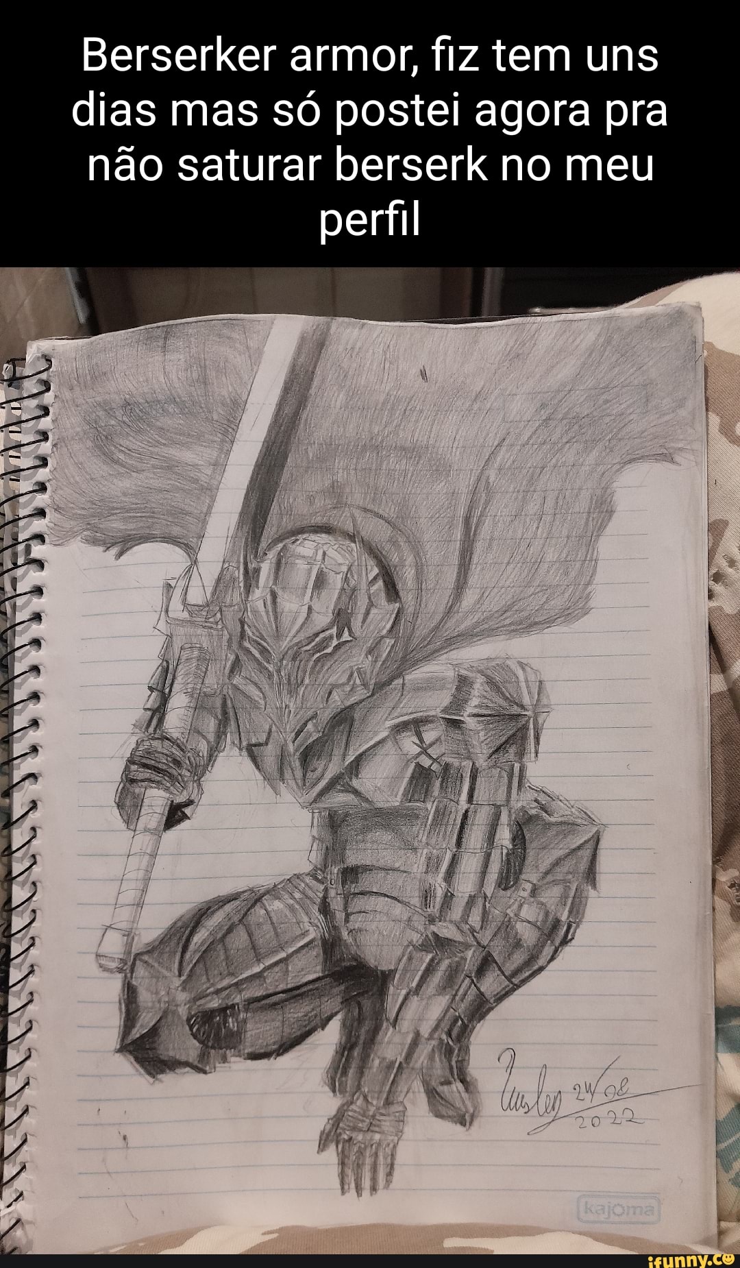 Berserker armor, fiz tem uns dias mas só postei agora pra não saturar ...