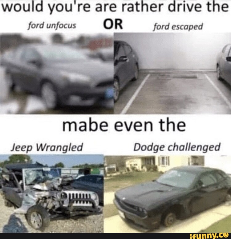 Ford Vs Dodge Meme