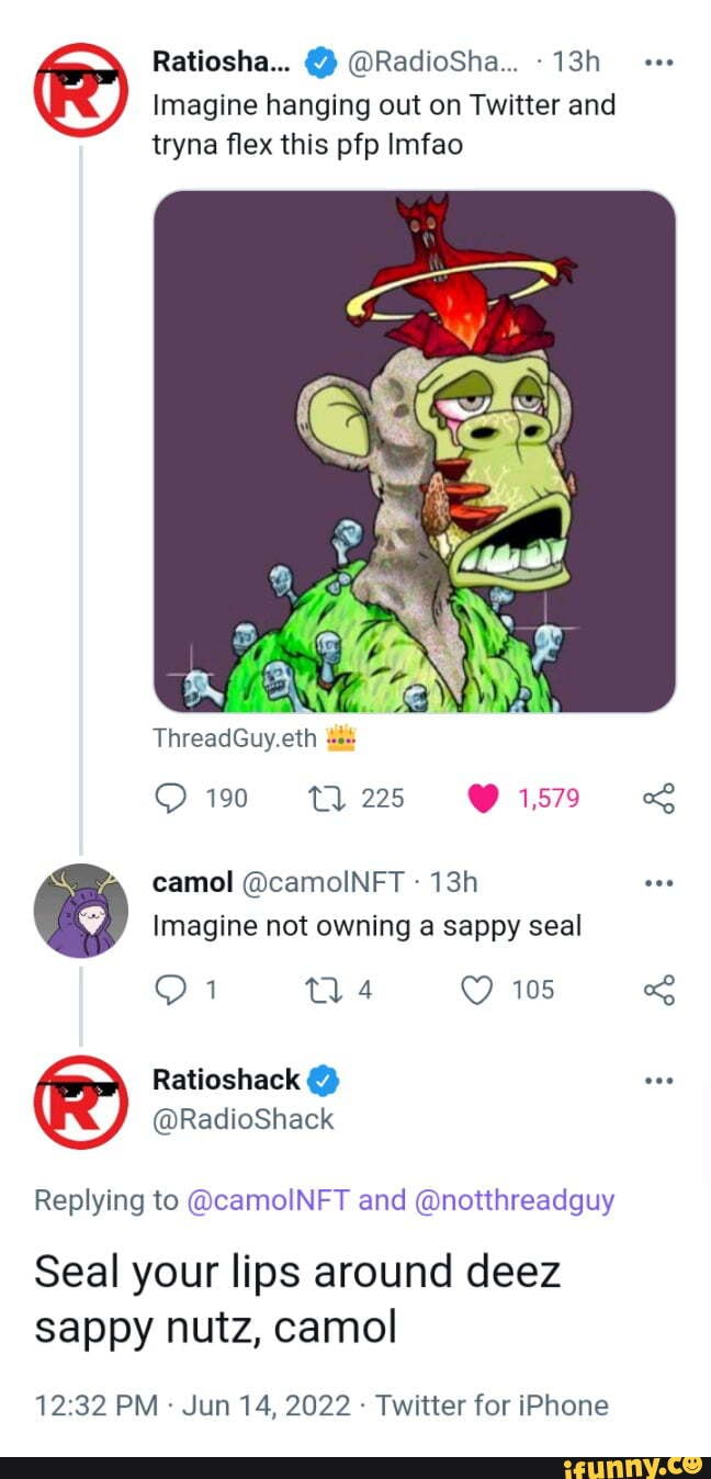 Ratiosha... @RadioSha... - Imagine hanging out on Twitter and tryna flex this pfp Imfao ...