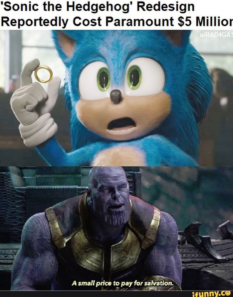 "Sonic the Hedgehog' Redesign Reportedly Cost Paramount $5 Millio A ...