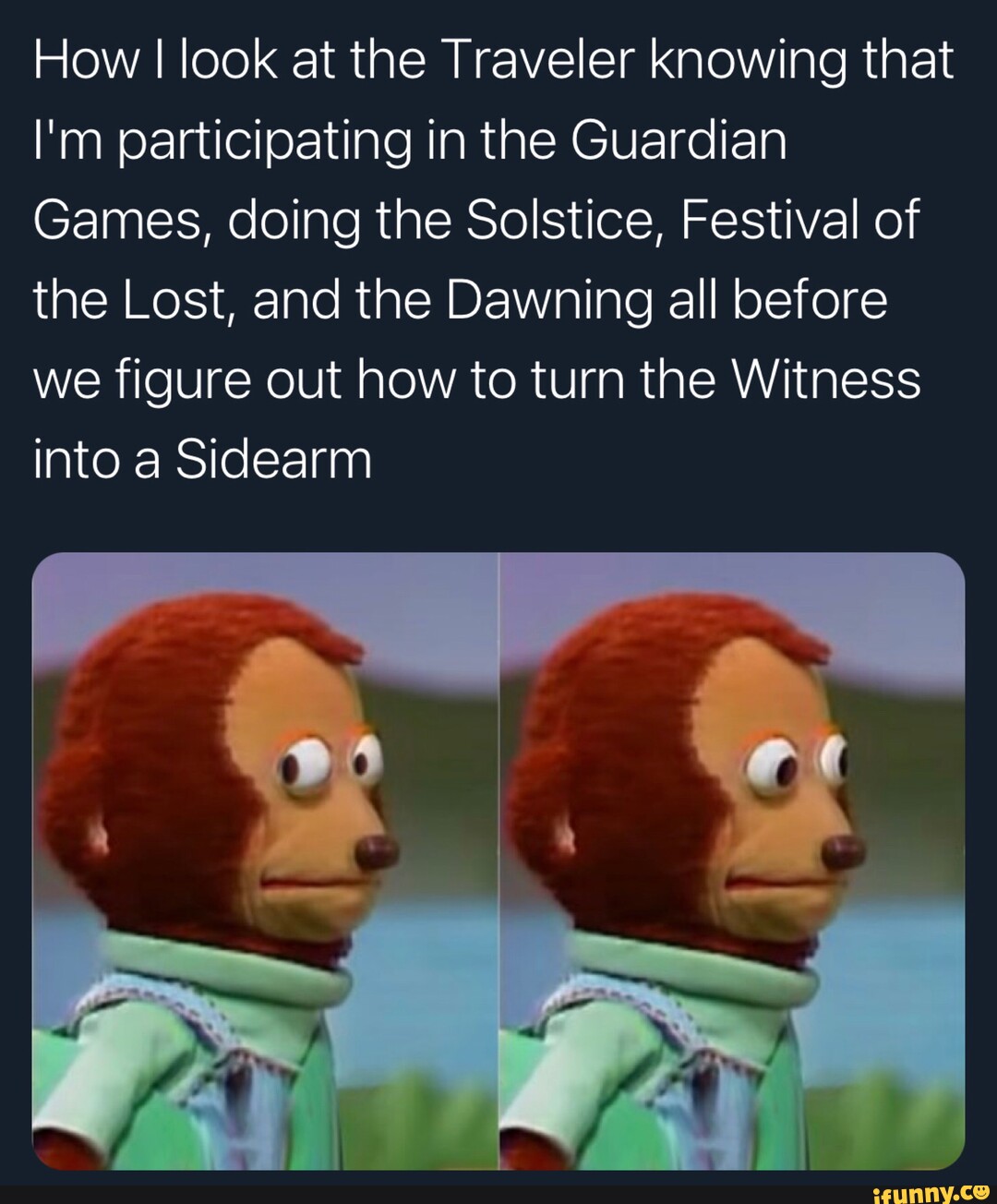 How I look at the Traveler knowing that I'm participating in the ...