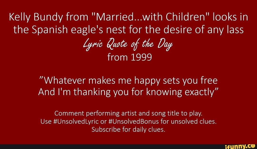 Kelly Bundy from "Married. with Children" looks in the Spanish eagle's ...