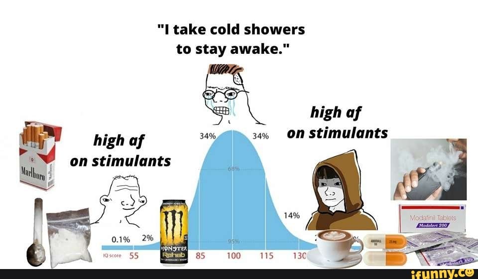 Take Cold Showers To Stay Awake High Af 34 On Stimulants High Af On Stimulants Ifunny Brazil