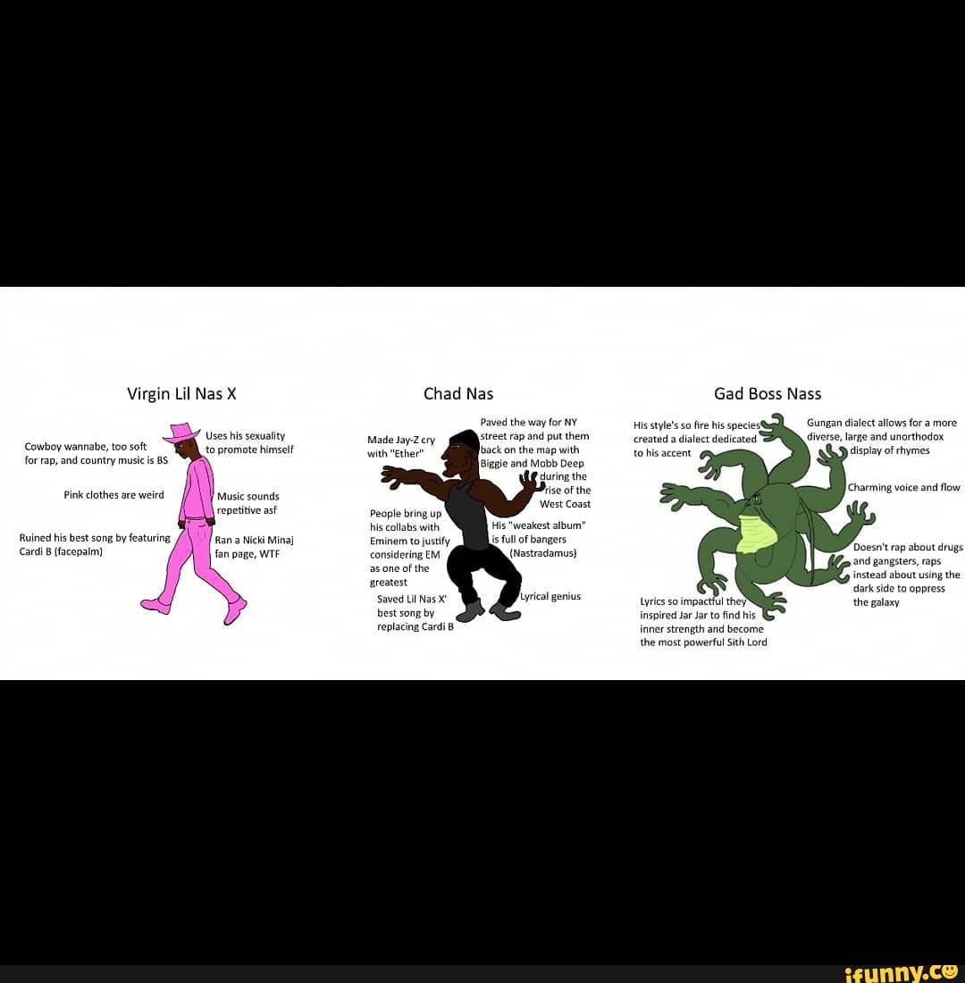 Virgin Lil Nas X Chad Nas Gad Boss Nass Paved the way for NY his ...