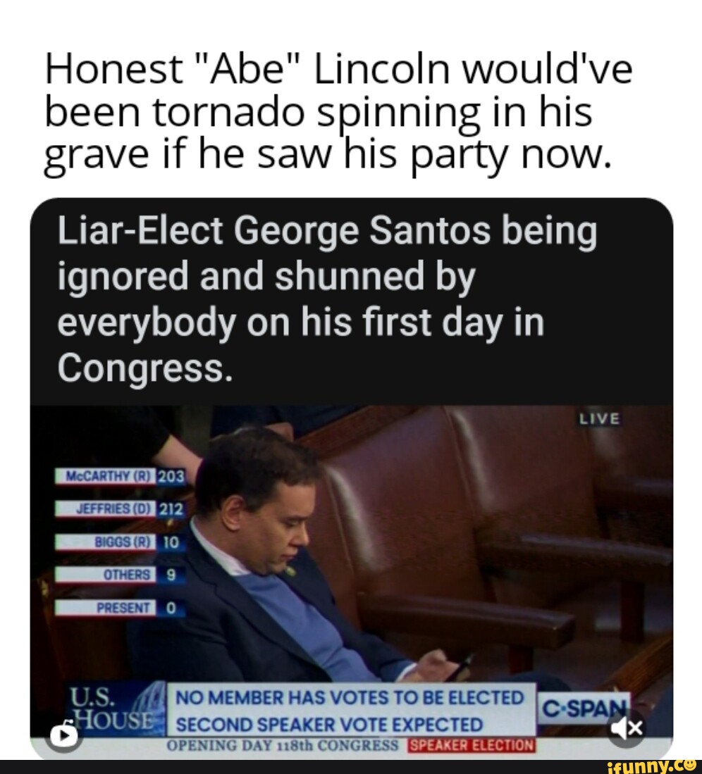 Honest "Abe" Lincoln would've been tornado spinning in his grave if he ...