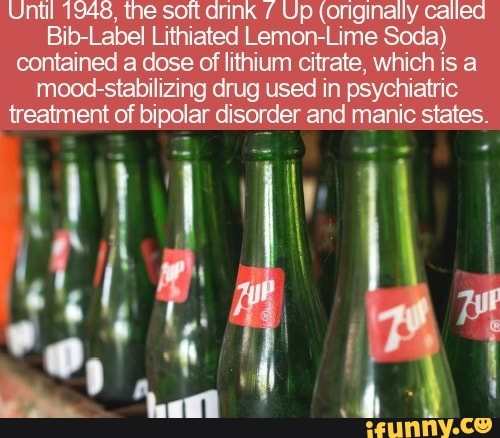 Until 1946, the soft arink / Up (originally called Bib-Label Lithiated ...