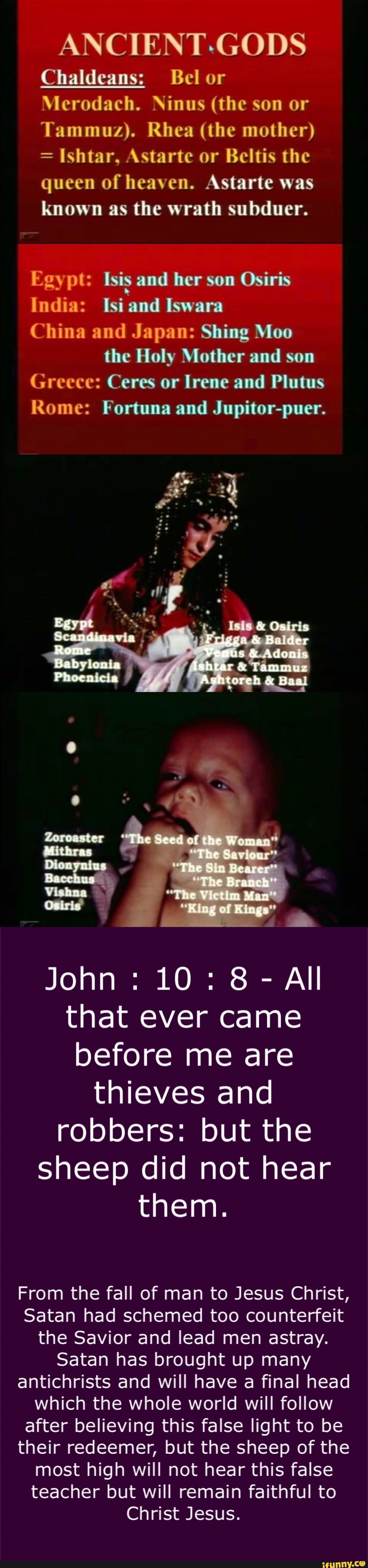 ANCIENT.GODS Chaldeans: Bel or Merodach. Ninus (the son or Tammuz ...