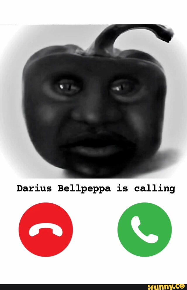 Darius Bellpeppa is calling - iFunny Brazil
