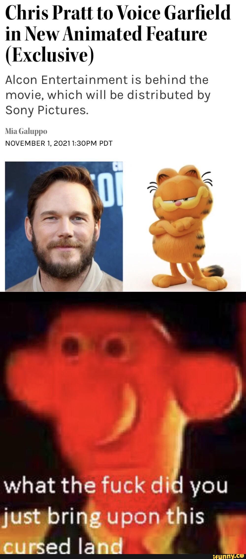 Chris Pratt to Voice Garfield in New Animated Feature (Exclusive) Alcon ...