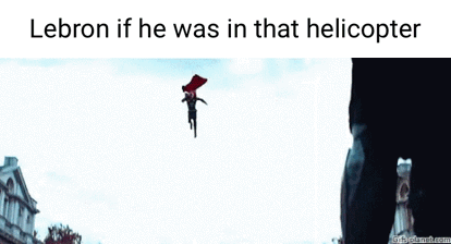 Lebron if he was in that helicopter - iFunny Brazil
