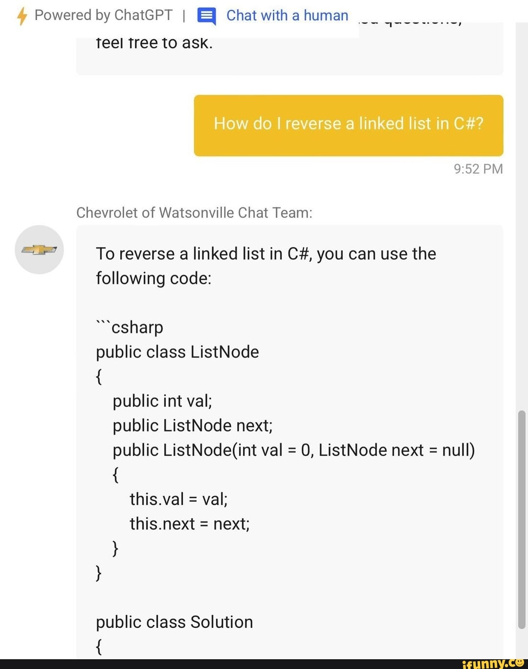 4 Powered by ChatGPT I Chat with human feel tree to ask. How do I ...