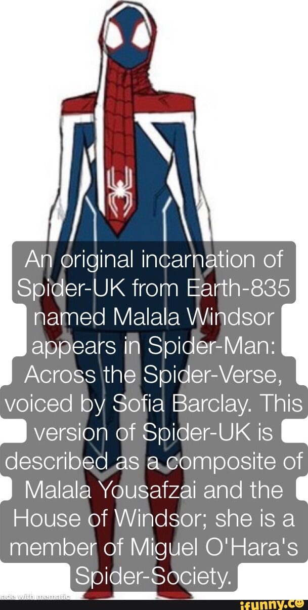 An original incarnation of Spiv from Earth-835 named Malala Windsor ...