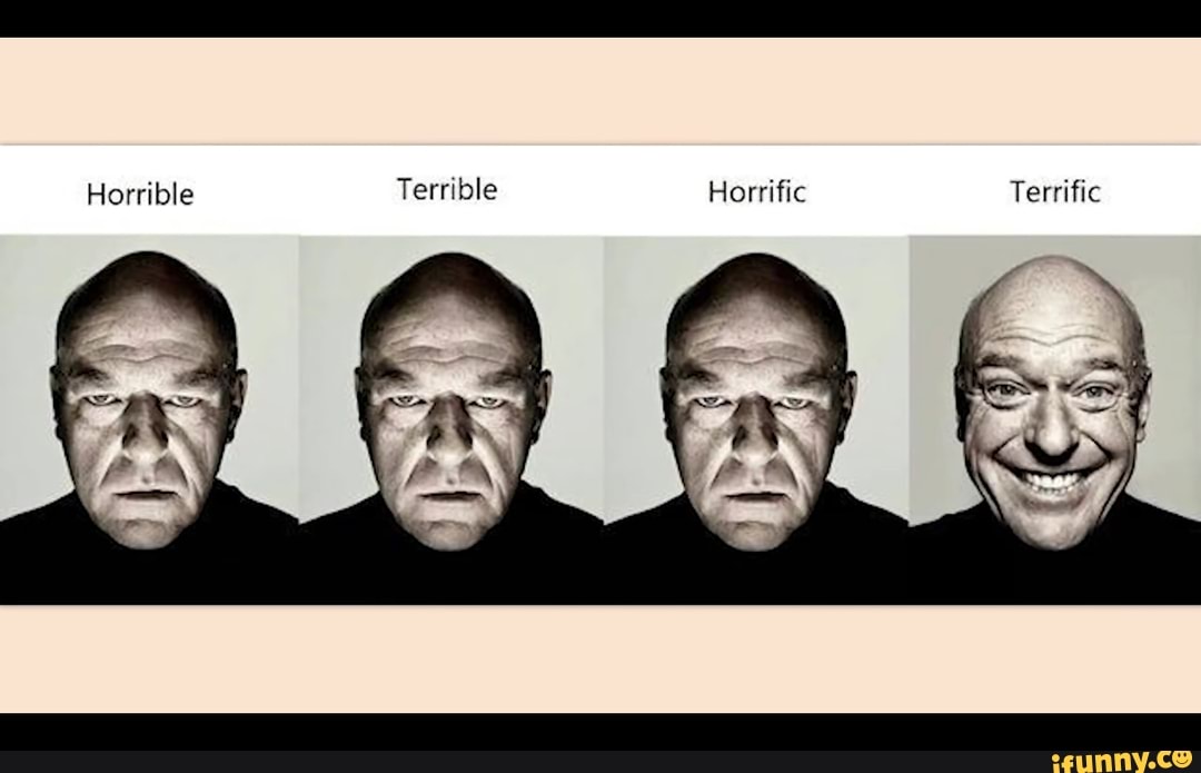 Horrible Terrible Horrific Terrific - iFunny Brazil