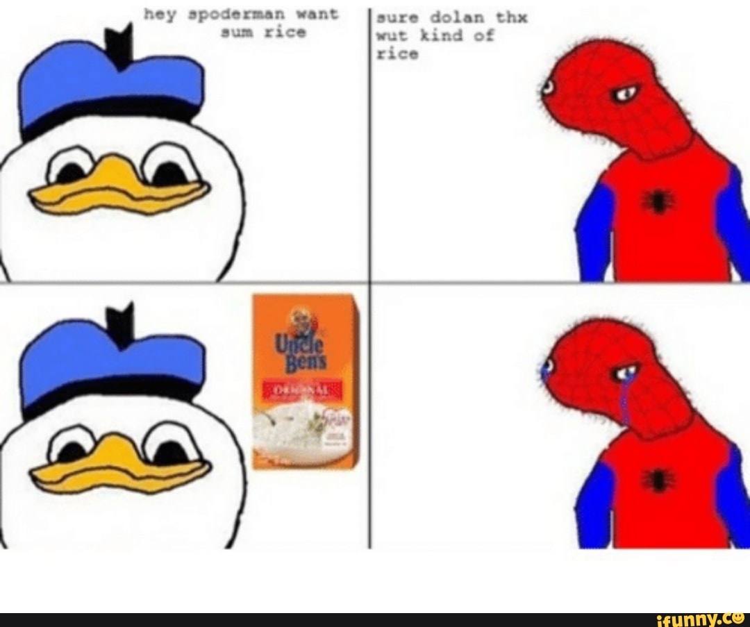 Spoderman Dolan Rice