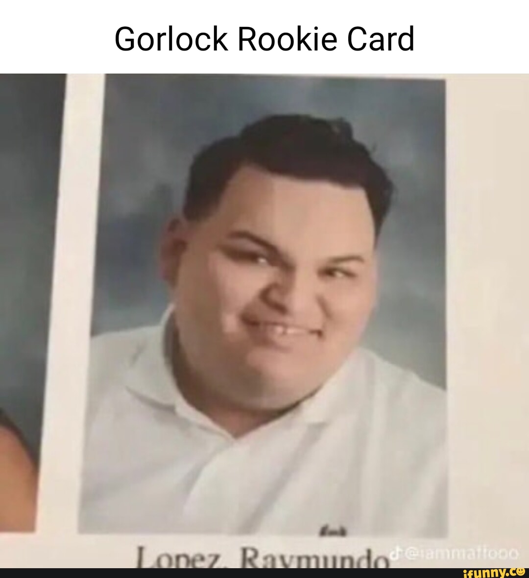 Gorlock Rookie Card - iFunny Brazil