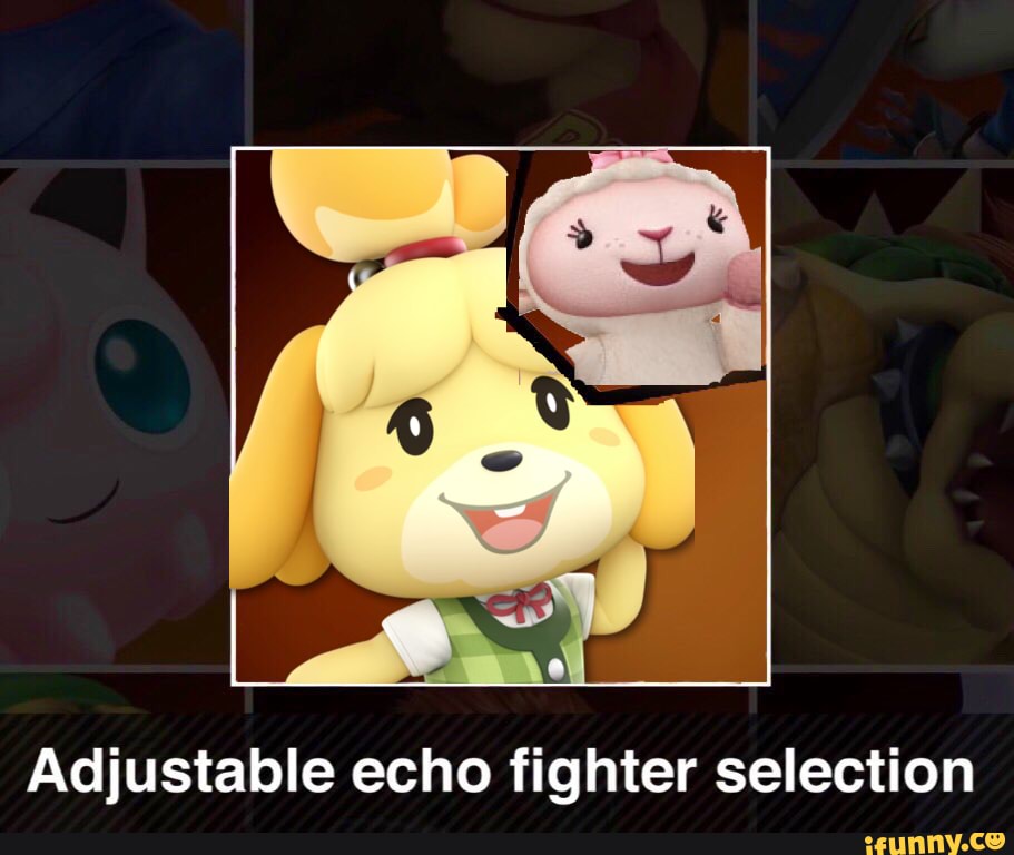Why do I want this #SuperSmashBros #Isabelle #EchoFighter - ta Adjustable echo fighter selection ...