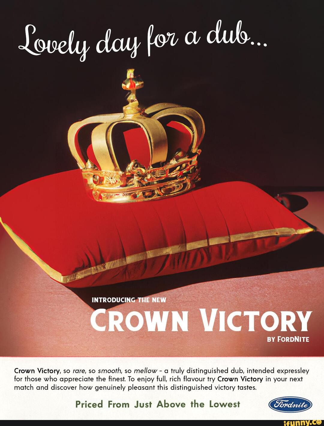 INTRODUCING THE NEW BY FORDNITE CROWN VICTORY Crown Victory, so rare ...