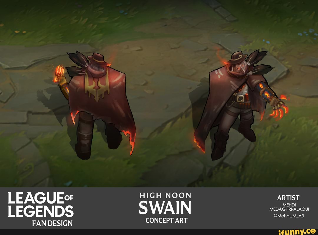 Swain League Of Legends Fan Art