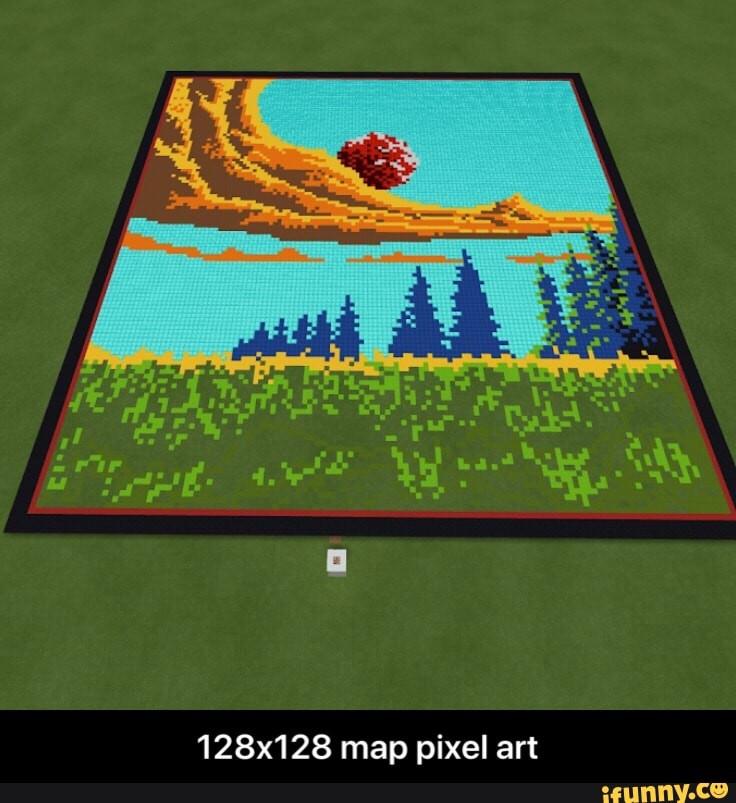 128x128 map pixel art - 128x128 map pixel art - iFunny Brazil