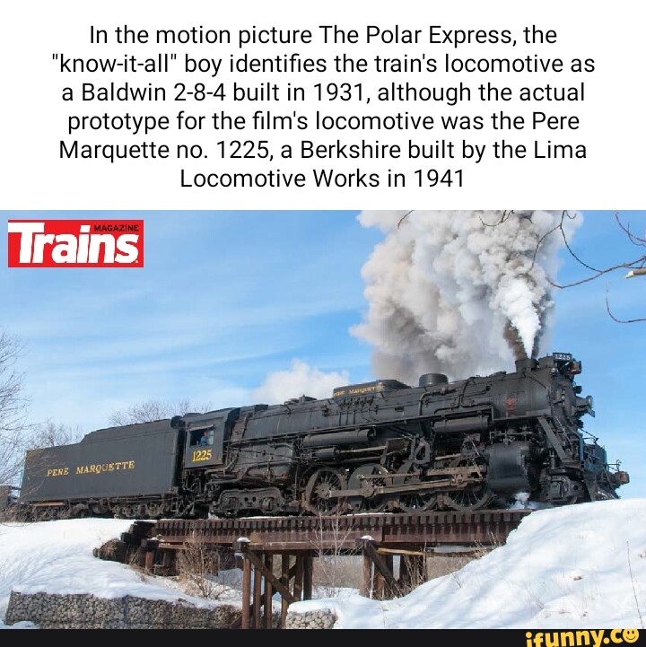 In the motion picture The Polar Express, the "know-it-all" boy ...