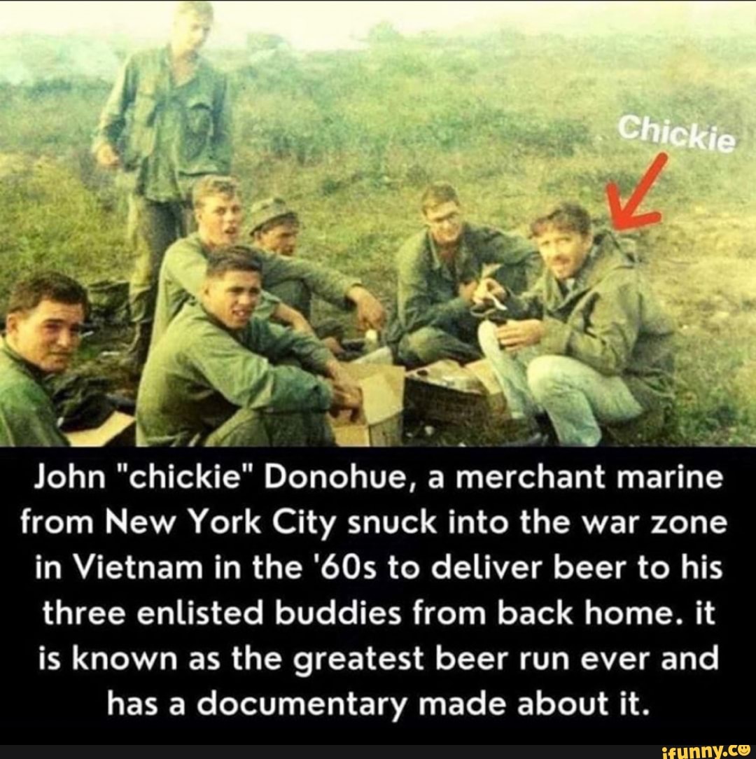 John "chickie" Donohue, a merchant marine from New York City snuck into ...