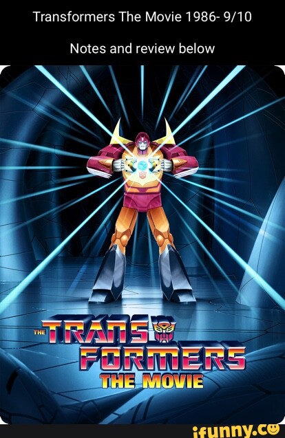 Transformers The Movie 1986- Notes and review below NZ - iFunny Brazil