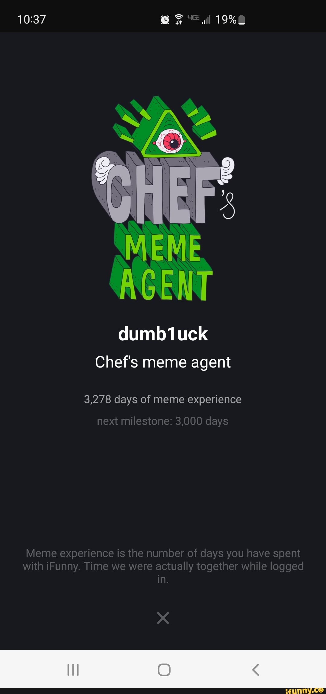 All 19% MEME AGENT dumb1uck Chef's meme agent 3,278 days of meme ...