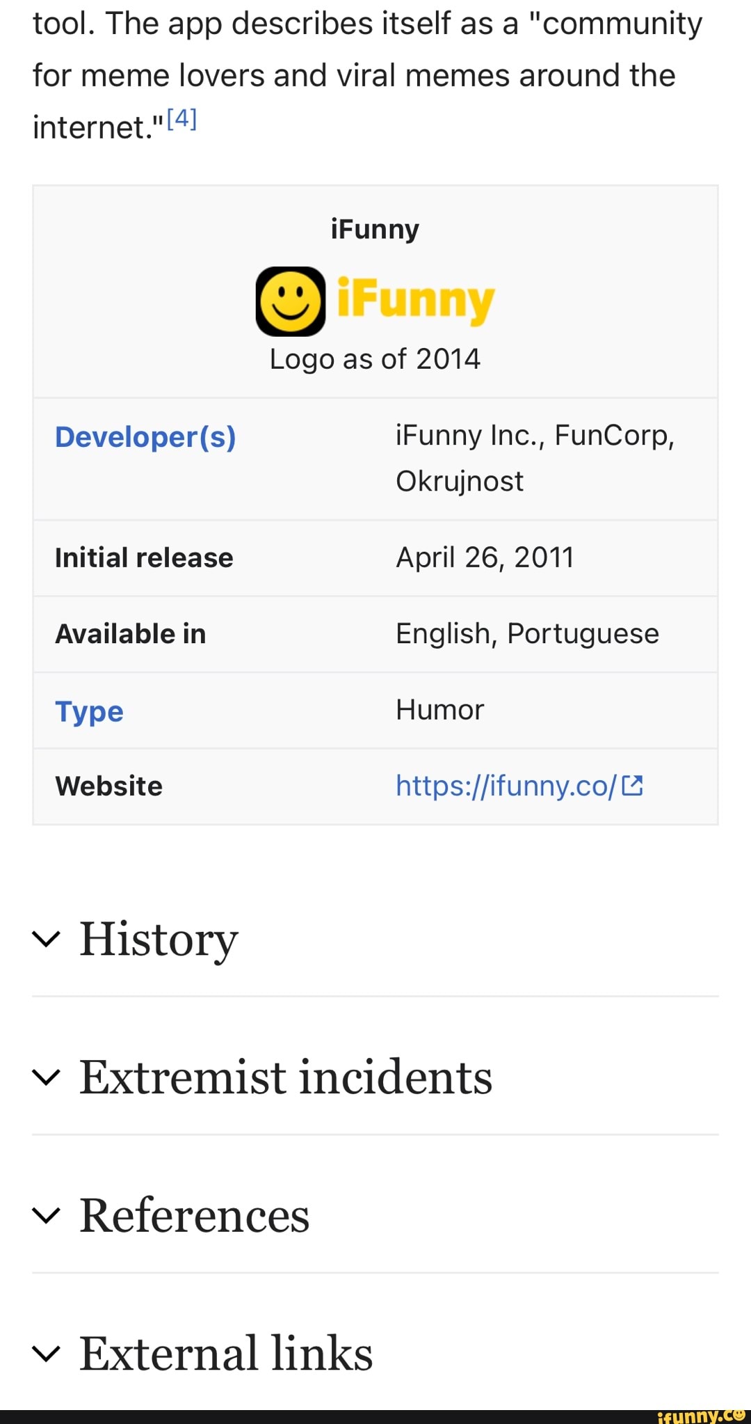 Tool. The app describes itself as a "community for meme lovers and ...