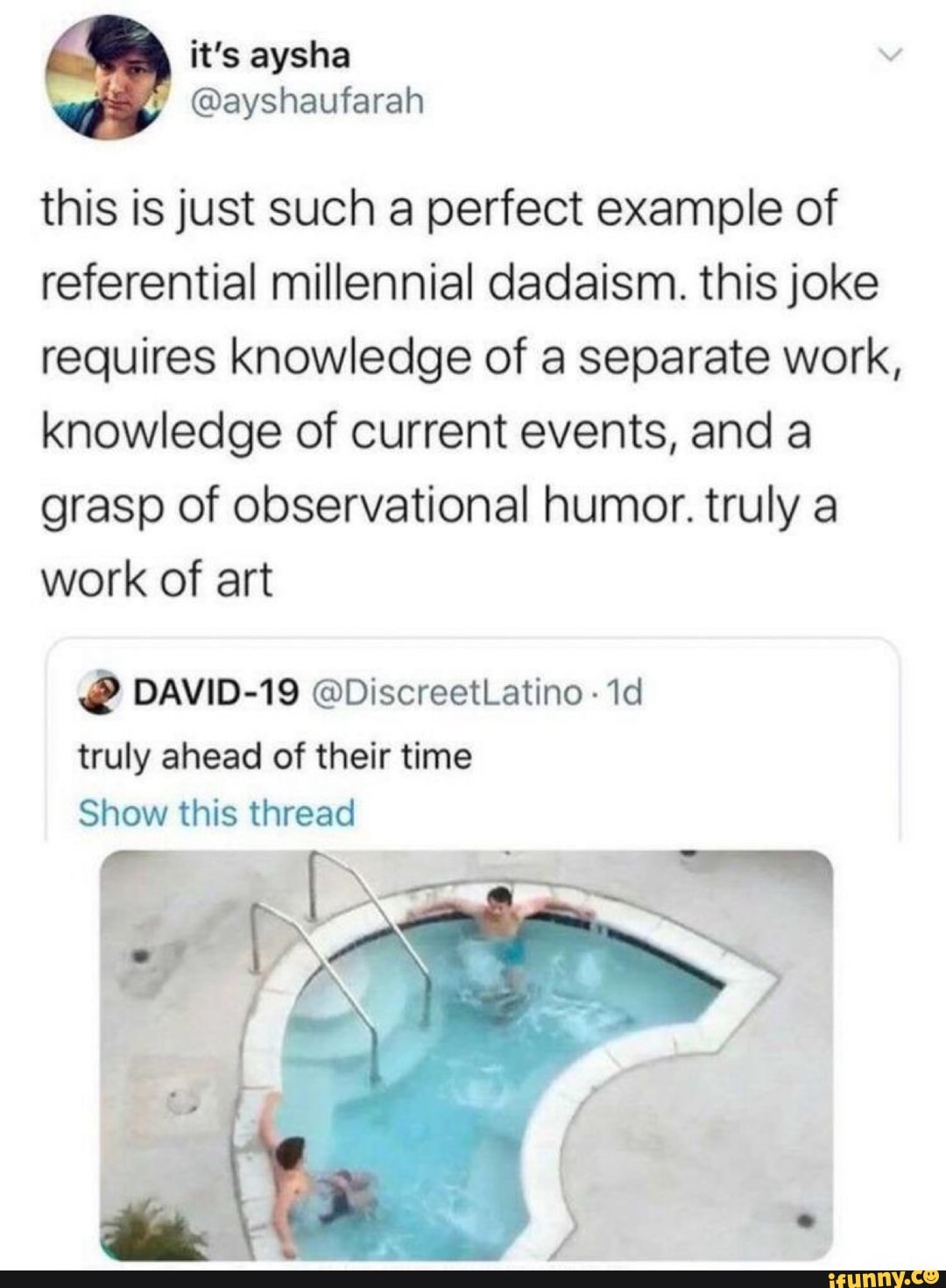 It's aysha @ayshaufarah this is just such a perfect example of ...