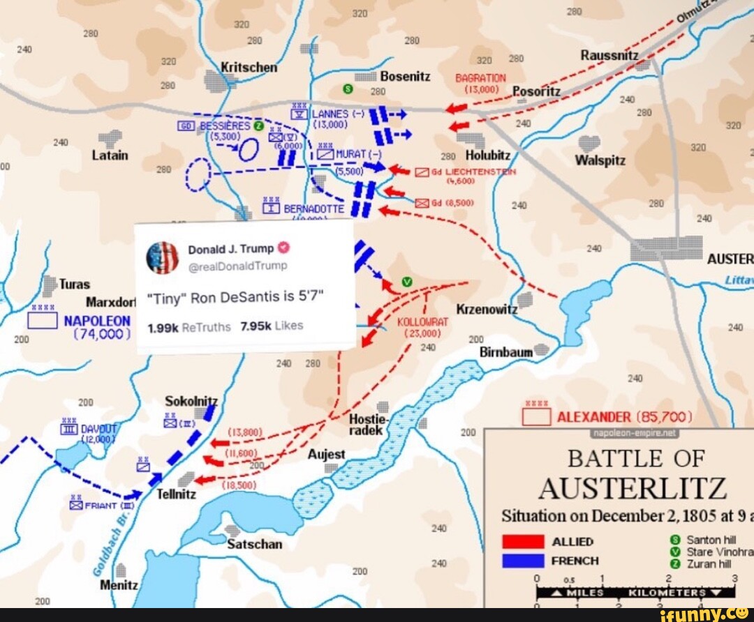 Battle Of Austerlitz Map