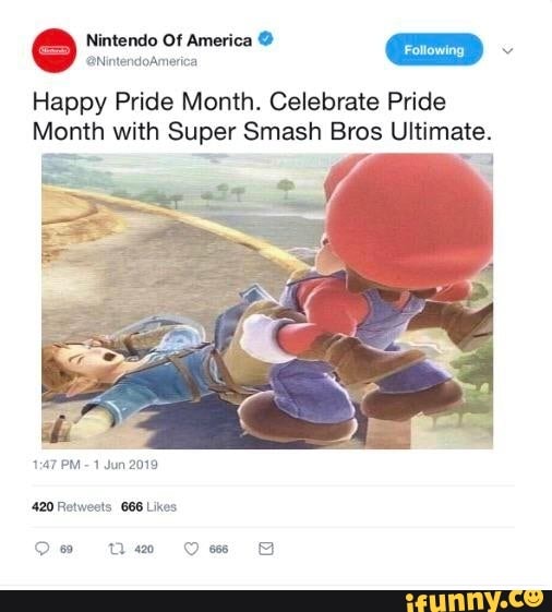 Happy Pride Month. Celebrate Pride Month with Super Smash Bros Ultimate ...
