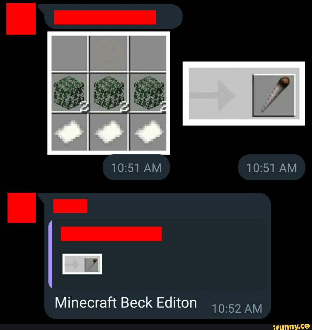 AM AM AM Minecraft Beck Editon - iFunny Brazil