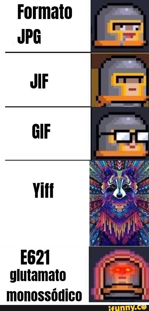 Formato IF GIF E621 glutamato monossódico - iFunny Brazil