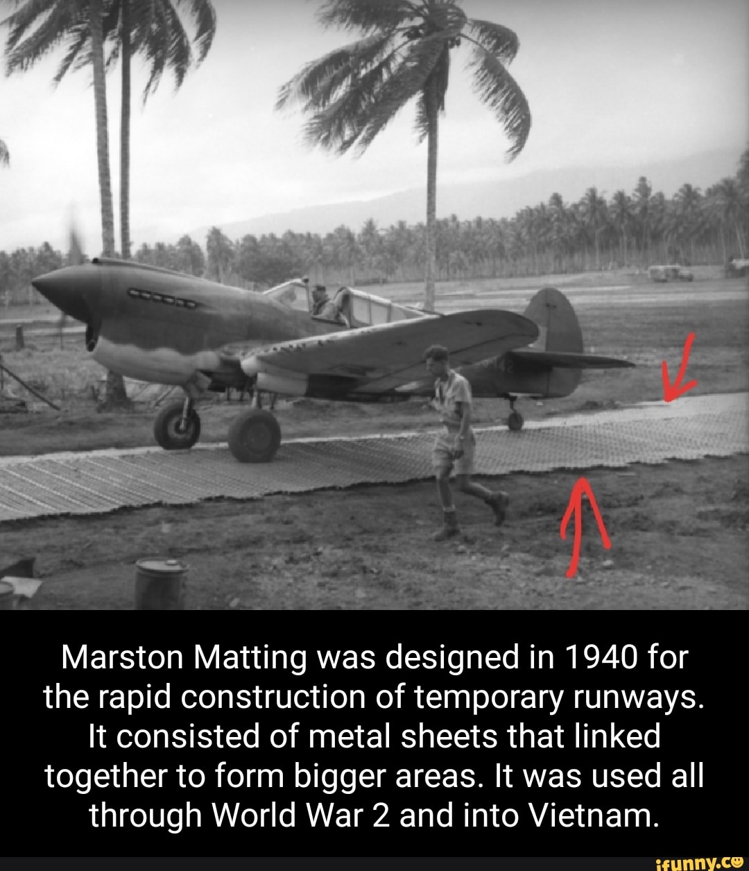 Marston Matting was designed in 1940 for the rapid construction of ...