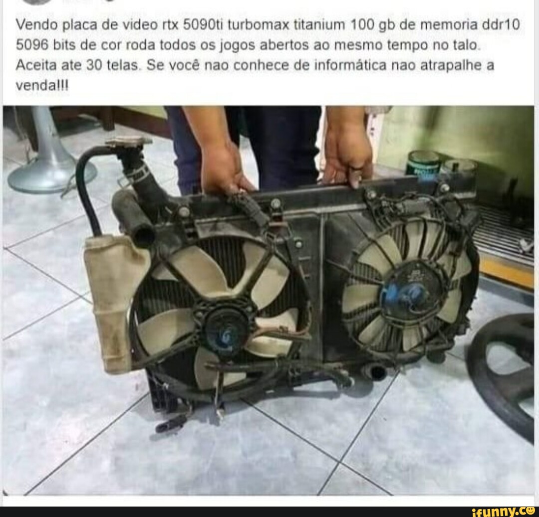 Vendo placa de video rtx 5090ti turbomax titanium 100 gb de memoria ...