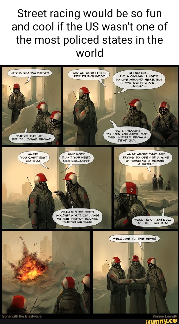 Street racing would be so fun and cool if the US wasn't one of the most ...