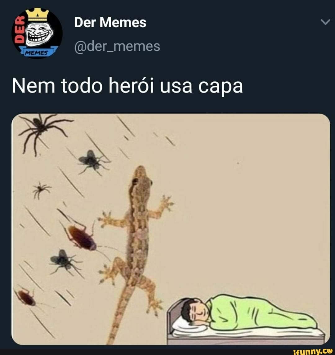 Der Memes a ÉS) (der memes Nem todo herói usa capa - iFunny Brazil