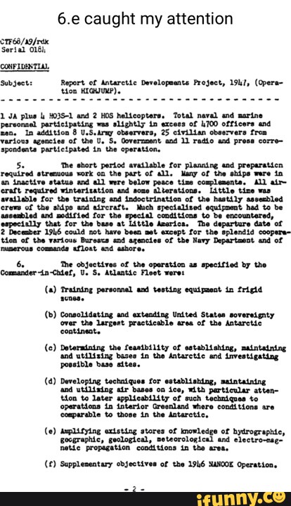 Caught my attention Serial Sub Report of Antarctic Developmante Project ...