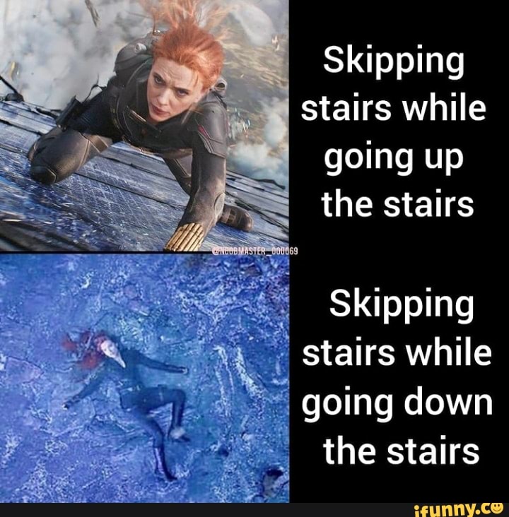 Skipping stairs while going up the stairs Skipping stairs while going ...