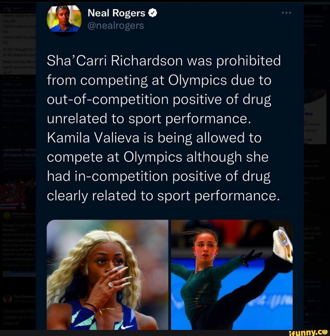 GQ Neal Rogers @ Sha' Carri Richardson was prohibited from competing at ...