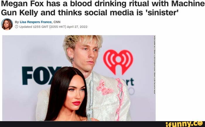 Megan Fox has a blood drinking ritual with Machine Gun Kelly and thinks ...