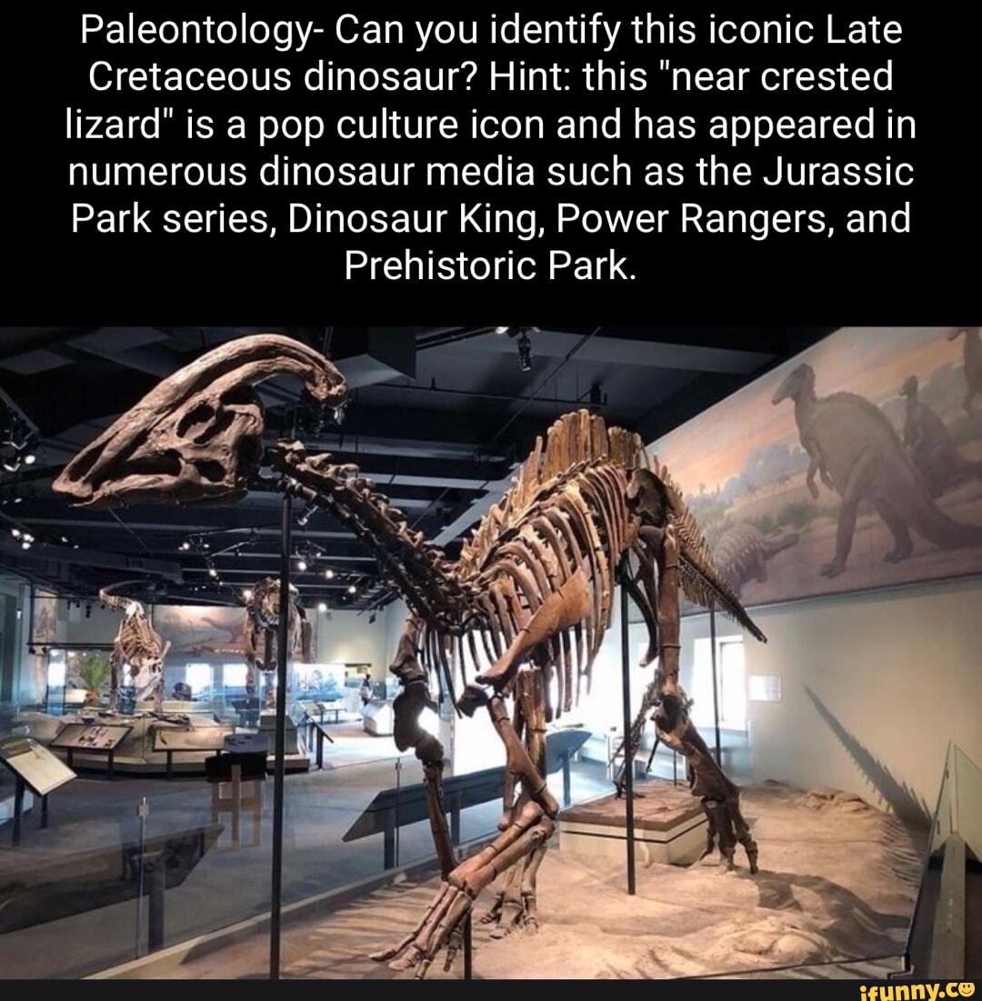 Paleontology- Can you identify this iconic Late Cretaceous dinosaur ...