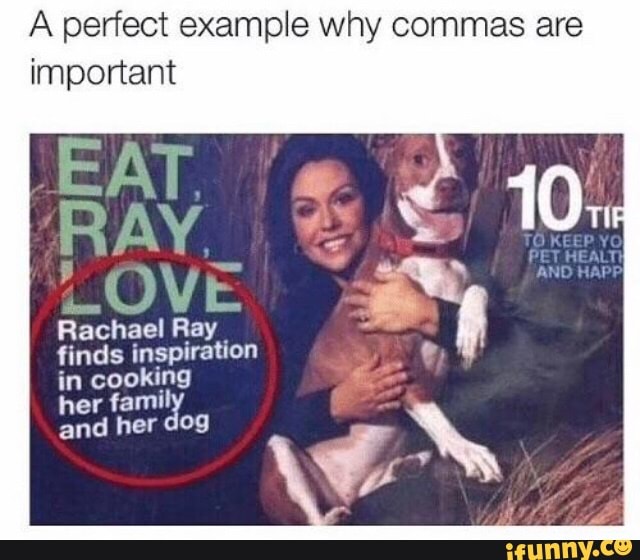 A perfect example why commas are important - iFunny Brazil