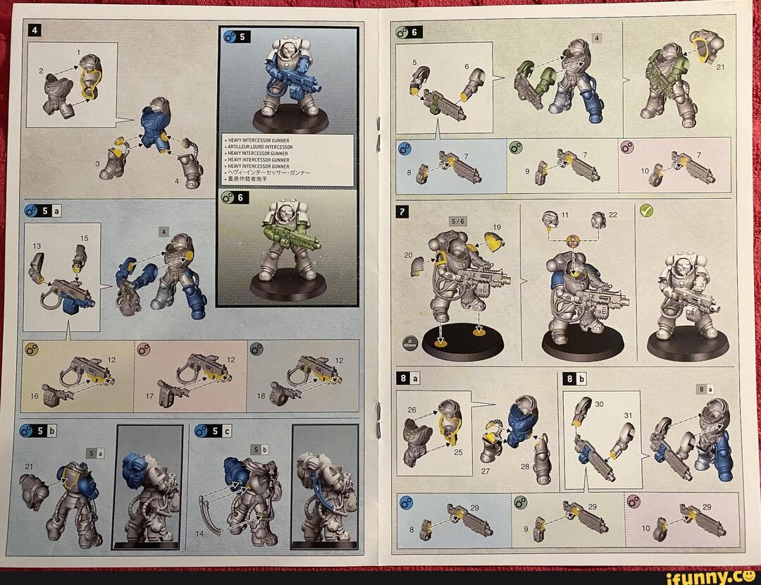 Warhammer 40K Space Marine Heavy Intercessors instructions - HEATY ...