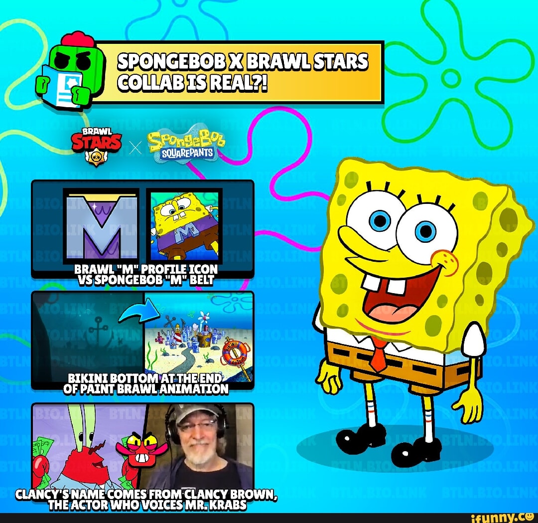 SPONGEBOE X BRAWL STARS CNS COLLABIS REAL?! SQUAREPRNTS at BRAWL ...