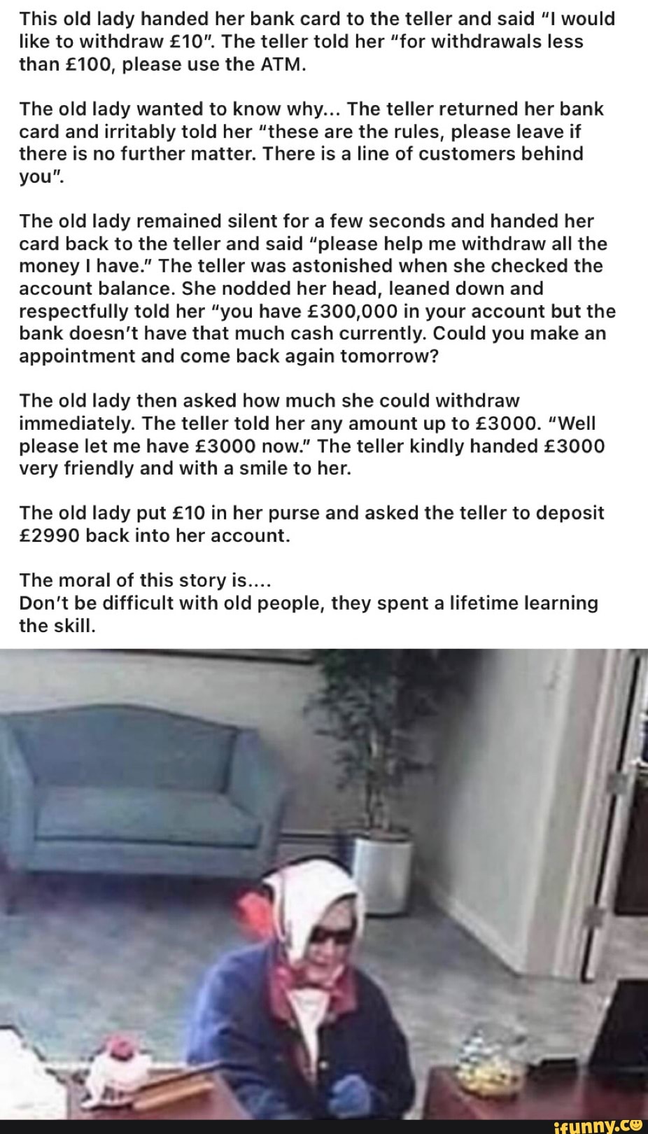 Money Meme Old Lady