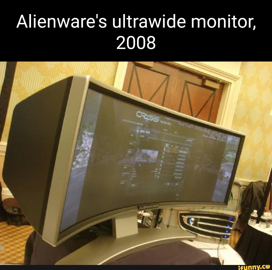 Alienware's ultrawide monitor, - iFunny Brazil