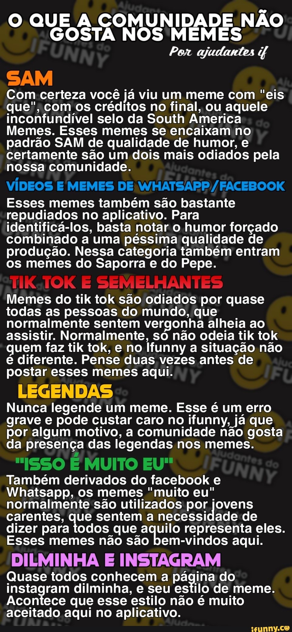 SAM Com certeza você já viu um meme com "eis que", com os créditos no ...