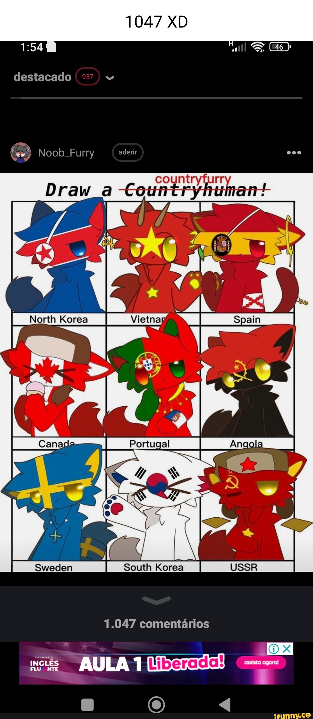 1047 Xd Jp Destacado Noobfurry Sweden South Korea Ussr 1047 Comentarios Ifunny Brazil