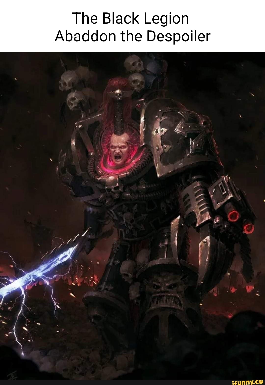 The Black Legion Abaddon the Despoiler ' A ft - iFunny Brazil
